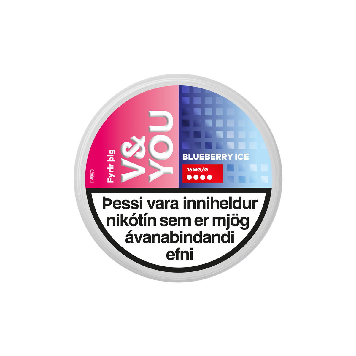 V&YOU &BOOST Blueberry Ice – SNUS.IS