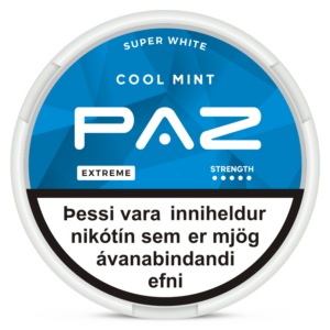 PAZ Blár (Ice Blue) - Nikótínpúðar | SNUS á Íslandi – SNUS.IS